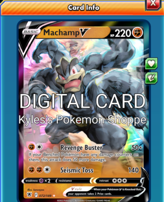 Pokemon Mega Machamp Card