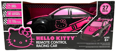 Hello Kitty Remote Control Race Car Sanrio Drift Racing Black Pink RC ...