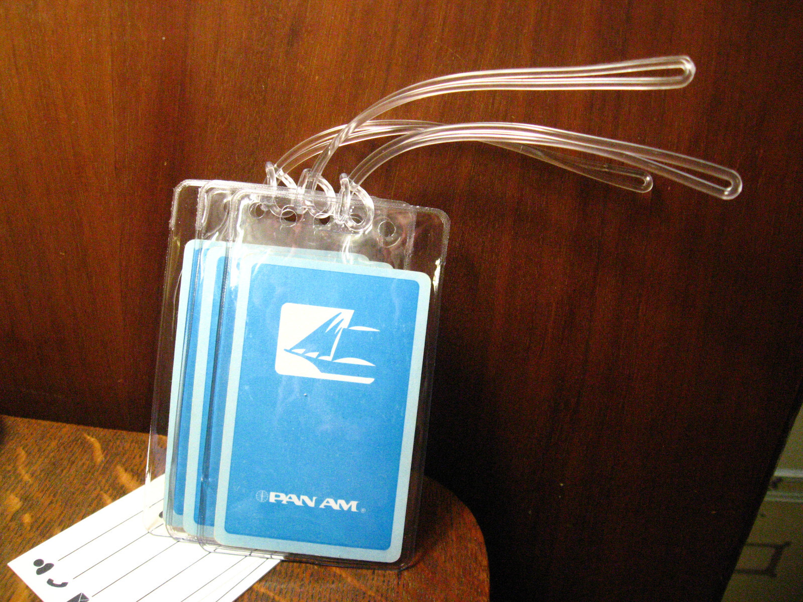 Pan Am American Airlines Luggage Name Tags (3) - PAA Vintage Logo ...