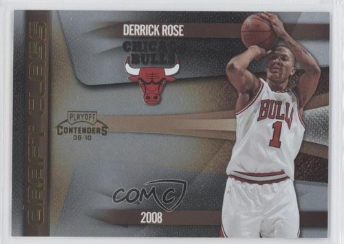 2009-10 Playoff Contenders Draft Class Gold /100 Derrick Rose #17 | eBay