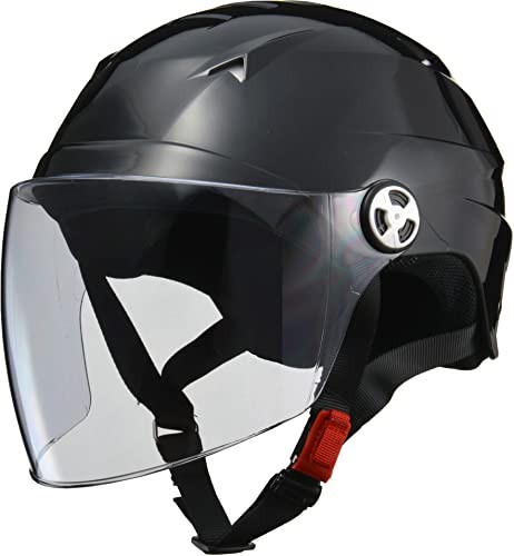 [Reed Industry] Bike Helmet With Half Shield Black RE41 LL-from JP | eBay