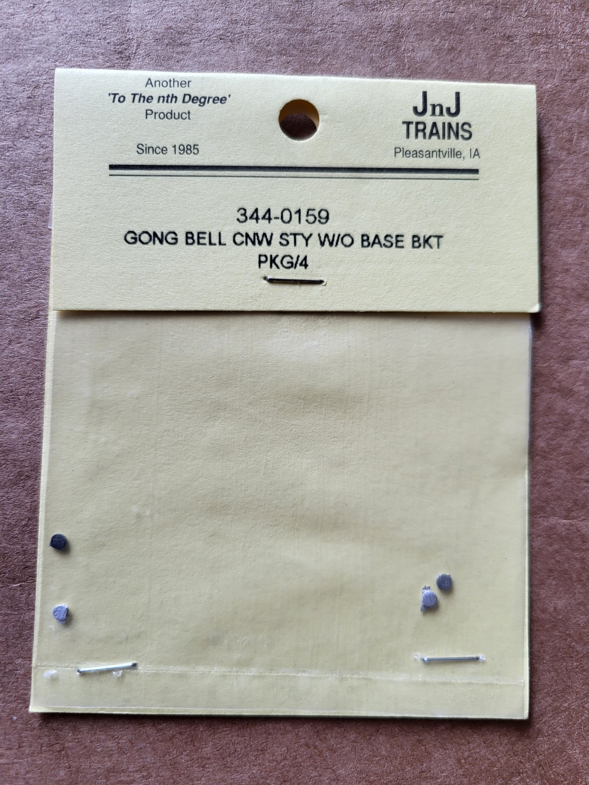 JNJ TRAINS N SCALE GONG BELL CNW STY W/O BASE BKT PKG/4 344-0159 | eBay