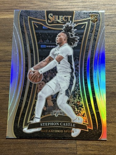 Stephon Castle 2024-25 Panini Select RC Silver Prizm Mezzanine Level ...