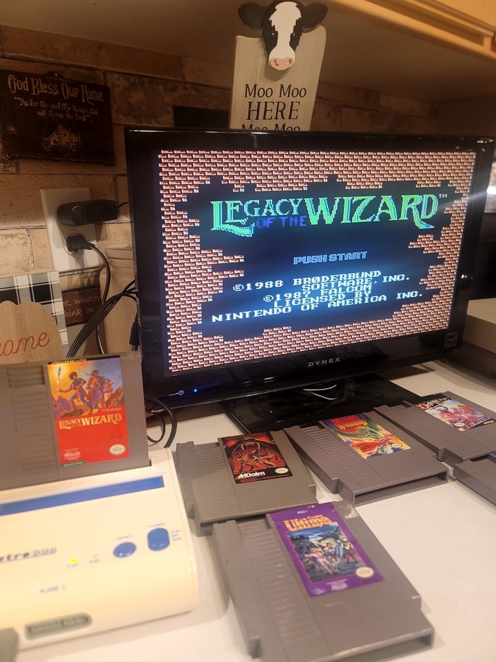 NES 6 Game Lot Tested - Dragon Warrior - Ultima - Legacy Of Wizard ...