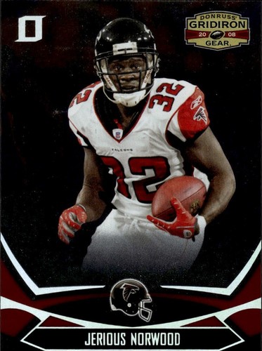 2008 Donruss Gridiron Gear Silver Holofoil O's #5 Jerious Norwood ...