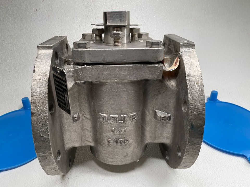 Xomox Tufline Sleeve Lined Plug Valve 6" Class 150 RF Flanged CN7M ...