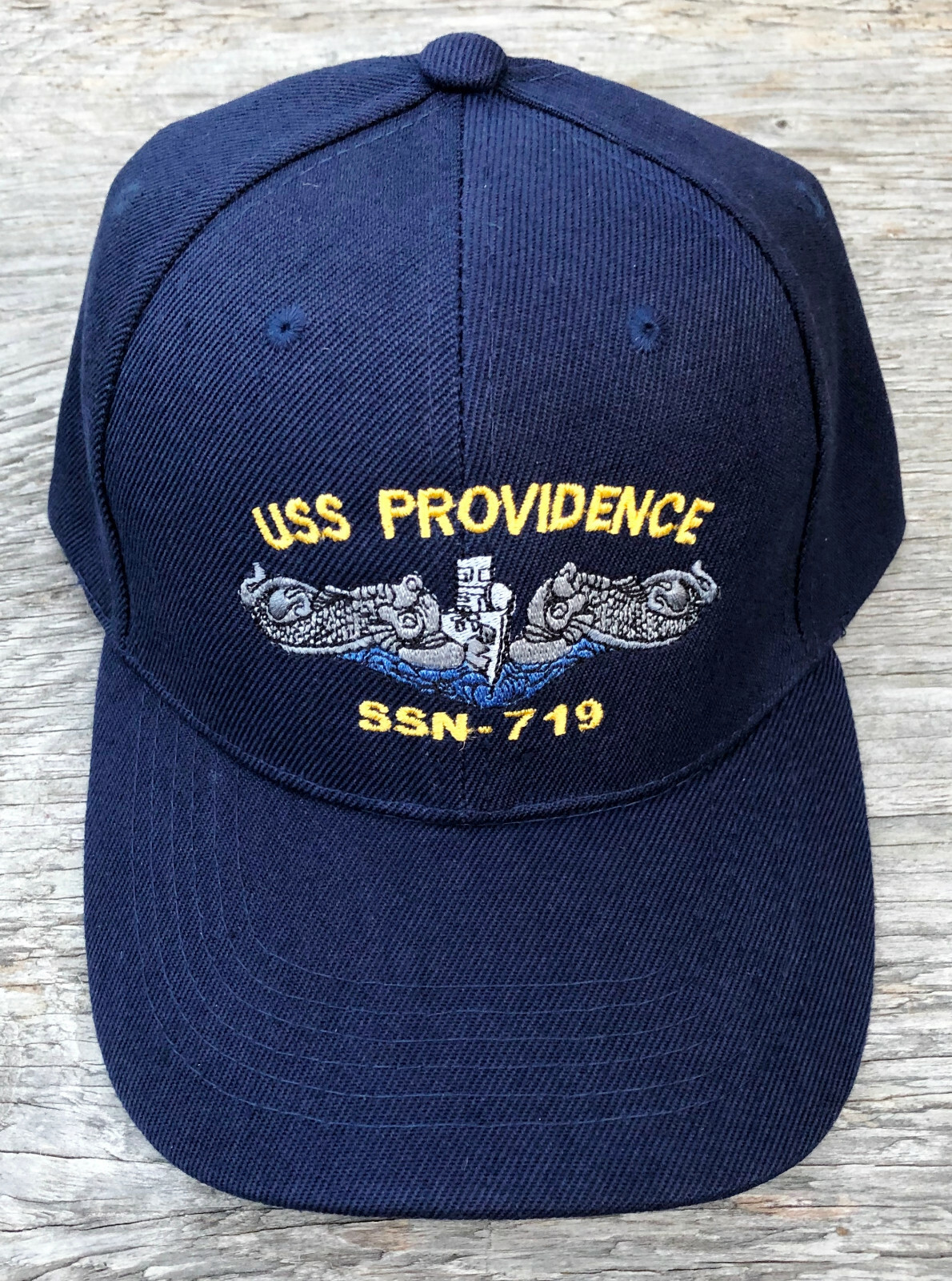 USS Providence SSN-719 Ball Cap Embroidered Submarine Dolphins Navy ...