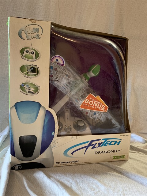 2007 WowWee FLYTECH Robotic Dragonfly 27mhz Remote Control Insect for ...