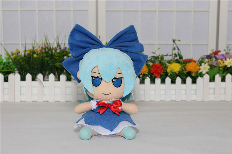 Anime TouHou Project Fumo Fumo Cirno Stuffed Toy Plush Cute Doll Gift 8 ...