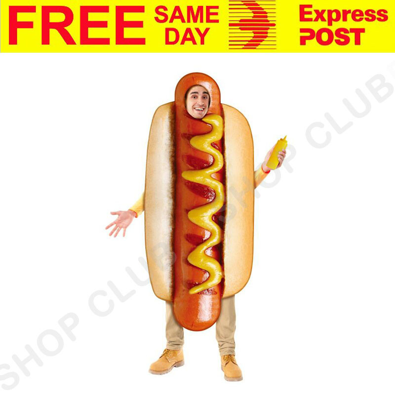 Halloween Hot Dog Hotdog Footy Match Food Humour Bucks Hen Night Men ...