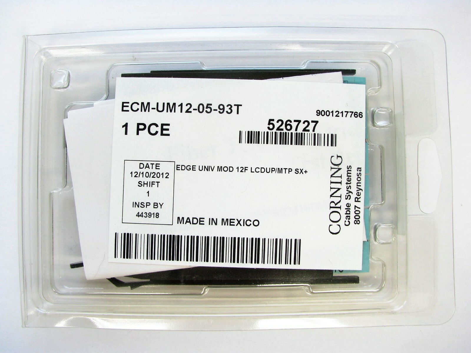 Corning ECM-UM12-05-93T Edge Module LC Duplex to MTP 50 um Multimode ...