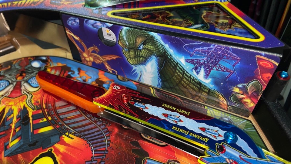 GODZILLA Pinball Mod DECAL Apron Wall ( SOLD AS A PAIR) | eBay