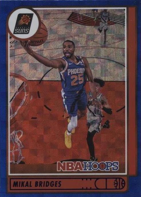 2021-22 Panini NBA Hoops - Mikal Bridges #16 Hyper Blue for sale online ...
