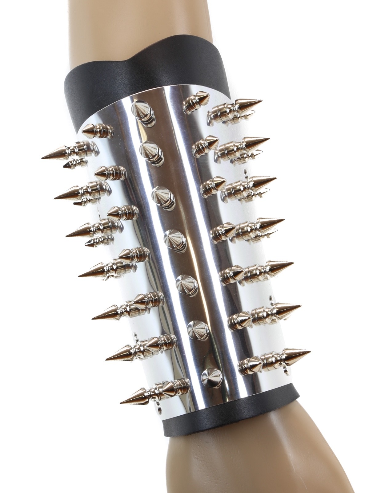 Metal Gauntlet Bracer Arm Band Gauntlet With Large Spikes By Funkplus ...