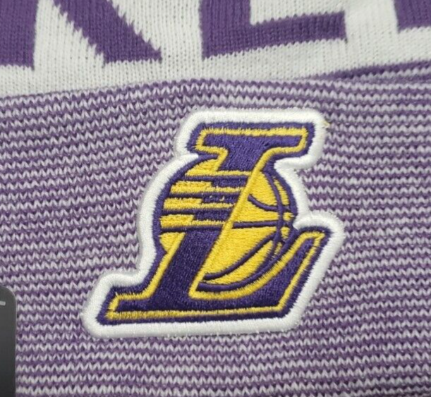 Los Angeles Lakers NBA Ultra Game Winter Cuffed Knit Pom Skull Cap ...