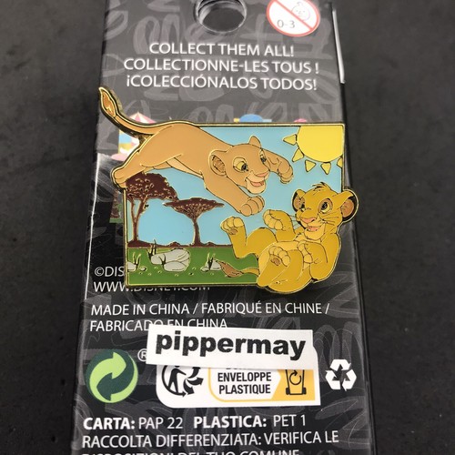 Disney Simba And Nala Classic Scenery Enamel Pin Loungefly The Lion ...