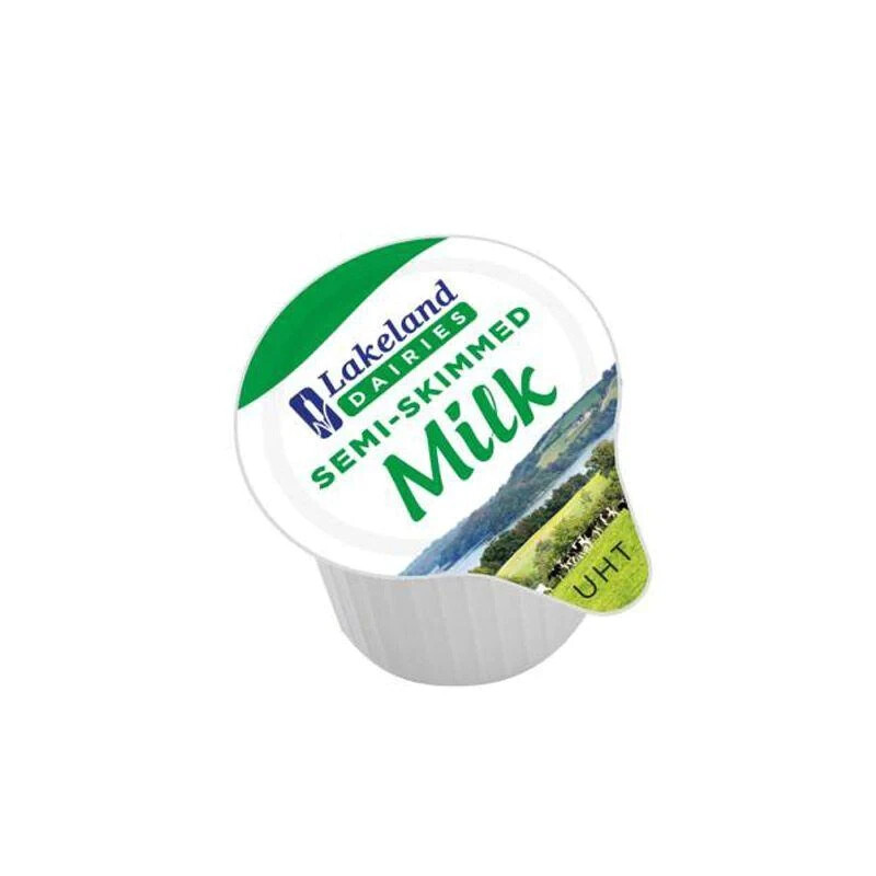 Lakeland UHT Semi Skimmed Milk Portion Pots Jiggers x 120 | eBay