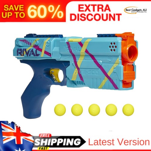 NERF Rival Kronos XVIII-500 Blaster Breech-Load 5 Rival Rounds Spring ...