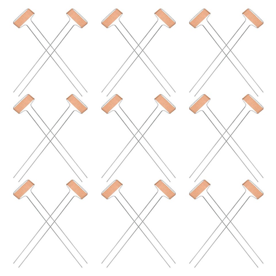 25 Pcs Copper Plant Label Tags Metal Labels Garden Markers Outdoor ...