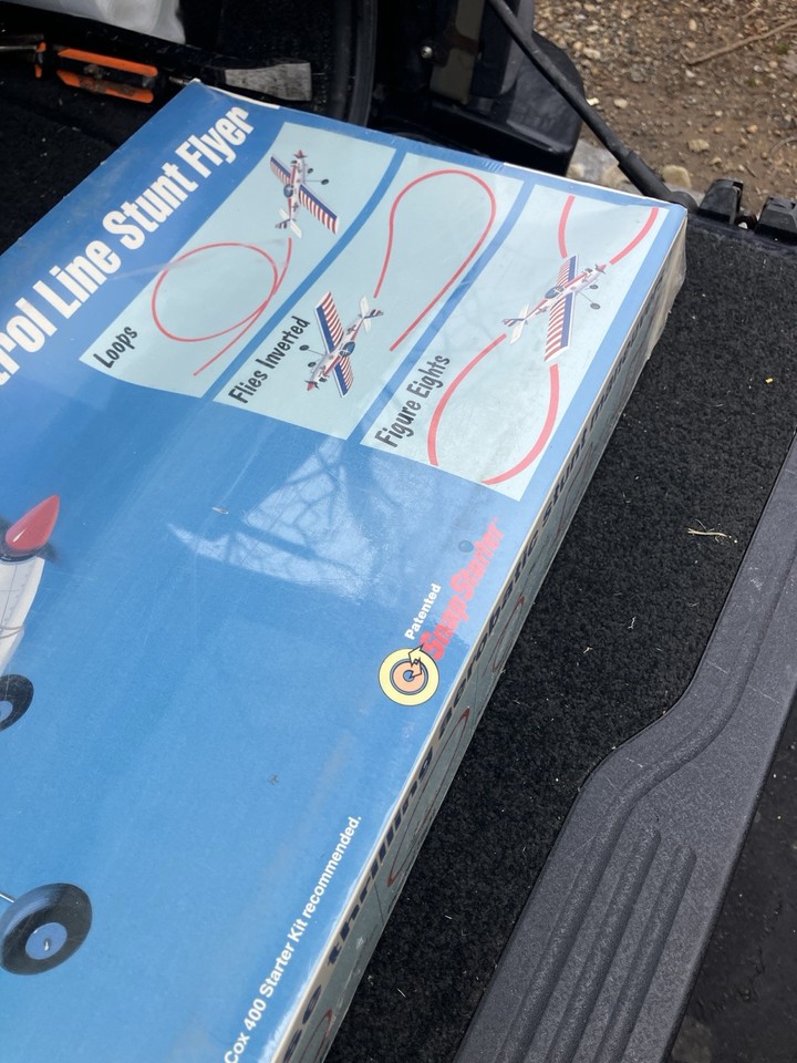 MISB Cox Super Chipmunk Control Line Stunt .049 Engine Model airplane ...