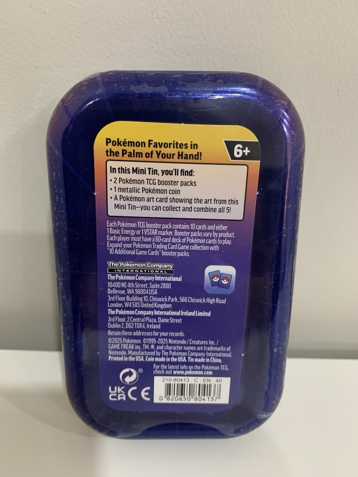 Pokémon Kanto Power Mini Tin Charizard Code L24 New Factory Sealed ...