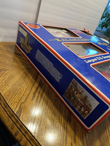 Vtg 1990s Kalamazoo Trains G Scale Ornament Express Train Set | eBay
