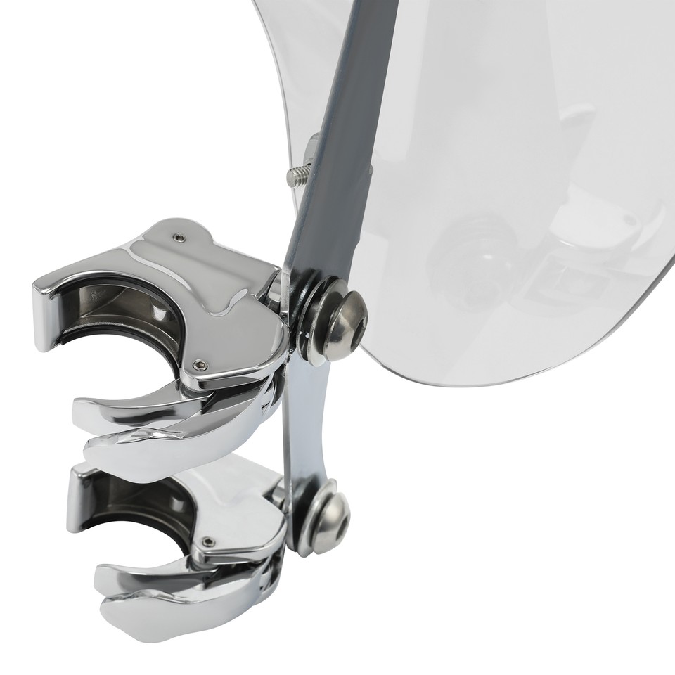 Windshield 49mm Detatchable Clamps Quick Release Fit For Harley Street ...