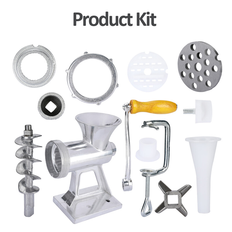 Heavy Duty Table Top Meat Grinder Hand Crank Mincer Sausa Filler Food ...