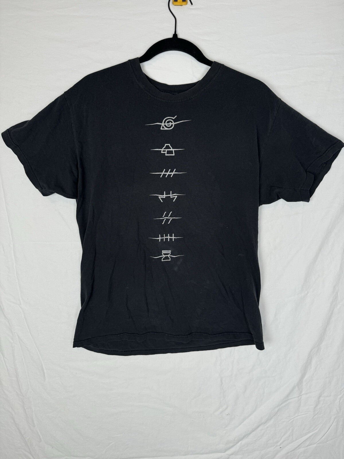 Medium - Naruto Akatsuki & Village Symbols T - Shirt … - Gem