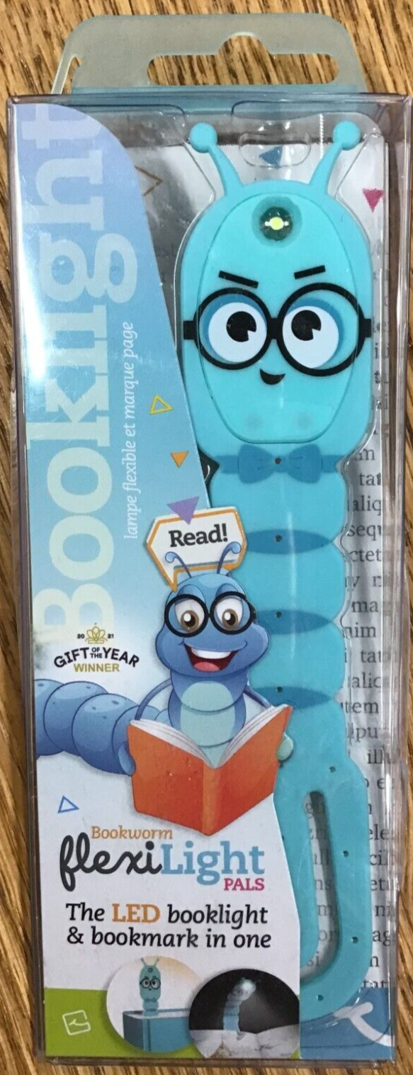 Bookworm Flexilight Blue - LED Booklight & Bookmark - NEW | eBay