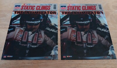 Lot Of 2 Dale Earnhardt Sr #3 Goodwrench NASCAR Window Static Cling ...