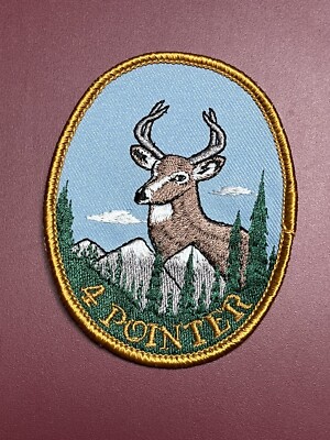 VINTAGE "4 POINTER" DEER Patch | eBay