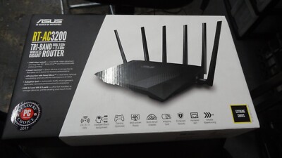 ASUS RT-AC3200 4-Port Tri-Band Gigabit Wireless Router - STILL IN BOX ...