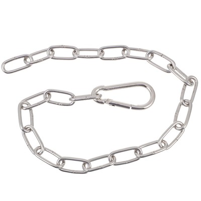 Heavy Duty Chain Pulley Fitness Weightlifting Chains Handle Wrist The ...