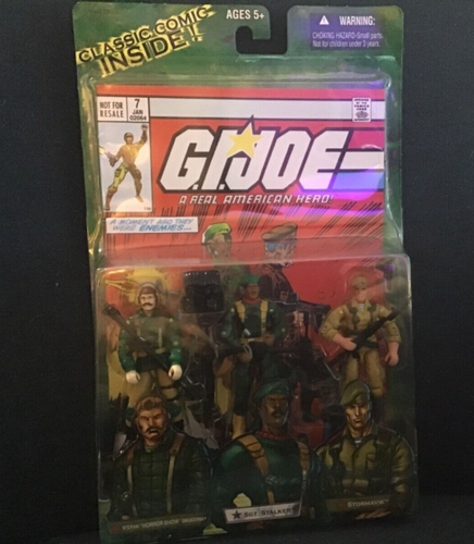 GI JOE COMIC 3 PACK HORROR SHOW SGT STALKER STORMAVIK #7 2004 HASBRO | eBay