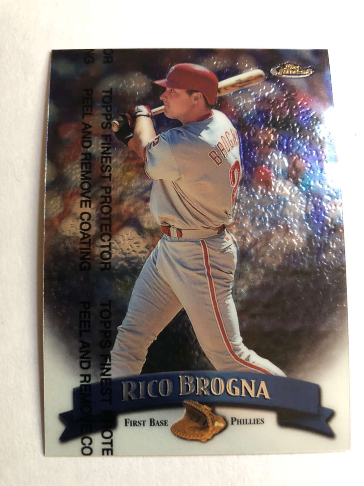 1998 Topps Finest #155 Phillies Rico Brogna Baseball Card | eBay