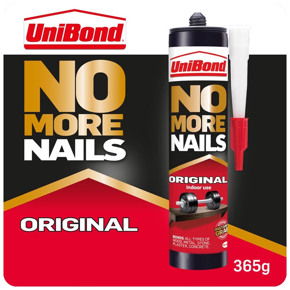 Unibond No More Nails Waterproof Interior Exterior White Glue Adhesive Cartridge | eBay UK