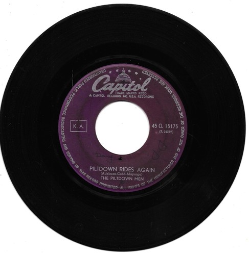 The Piltdown Men: Piltdown Rides Again [Vinyle 45 tours 7"] 1960 - TRES ...