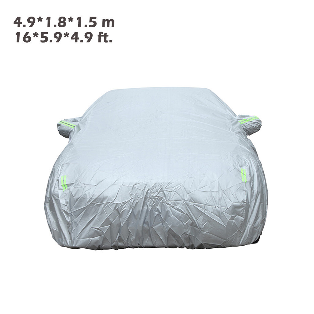 Waterproof Car Cover Outdoor UV Snow Dust Rain Resistant All Weather ...