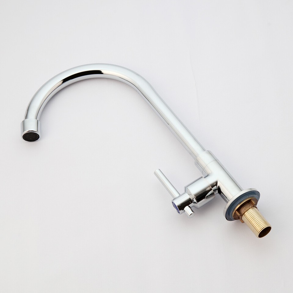 Swivel Bathroom Tall Vessel Sink Basin Faucet Deck Mount Mixer Tap ...