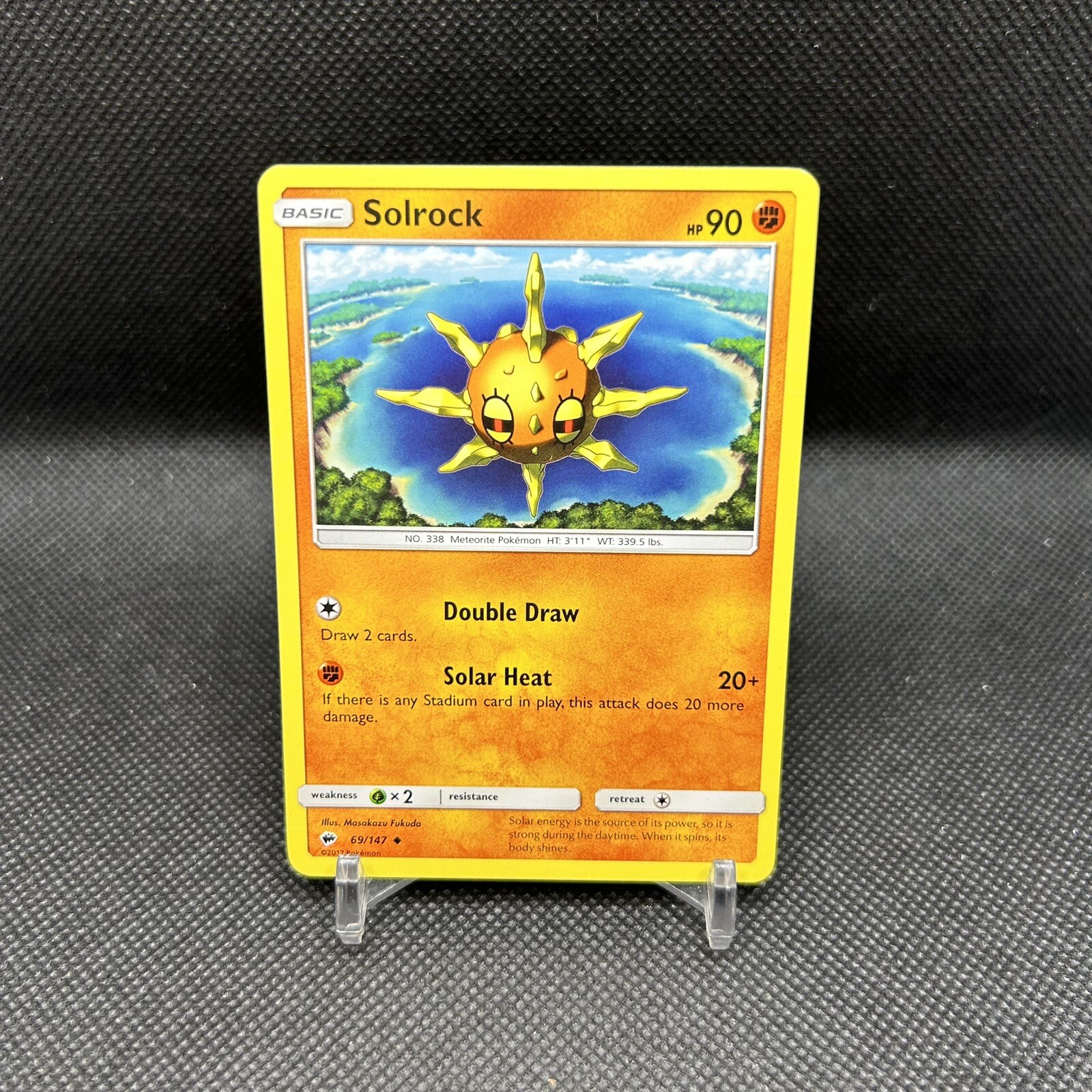 Solrock 69/147 Uncommon Sun & Moon Burning Shadows Pokemon TCG Card | eBay