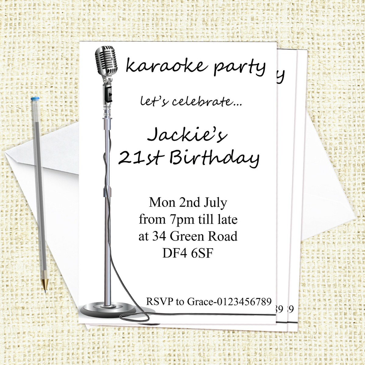 Karaoke Party Invitation Wording This Saturday, March 15th, We're