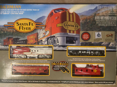 Bachmann HO Santa FE Flyer with EZ Track - 00647 22899006475| eBay