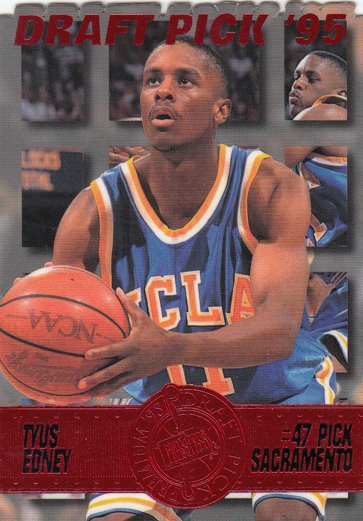 1995-96 Press Pass Tyus Edney #29 Rookie Card Sacramento Kings 47th ...