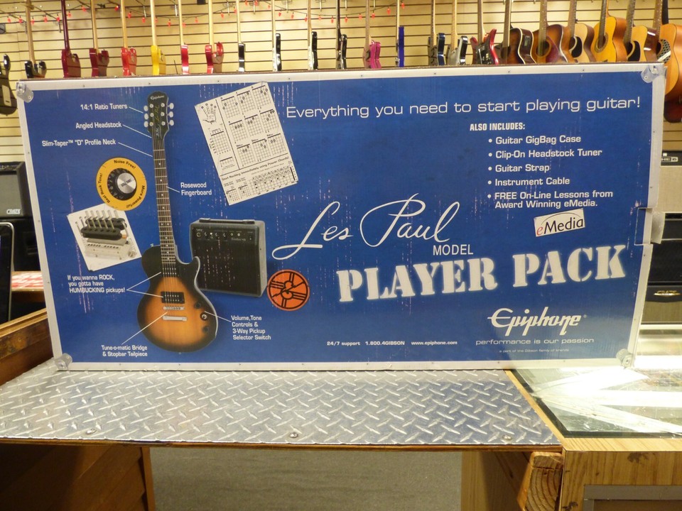 Epiphone PPEG-EGL1VSCH1 Les Paul Model Player Pack *BRAND NEW* FREE ...
