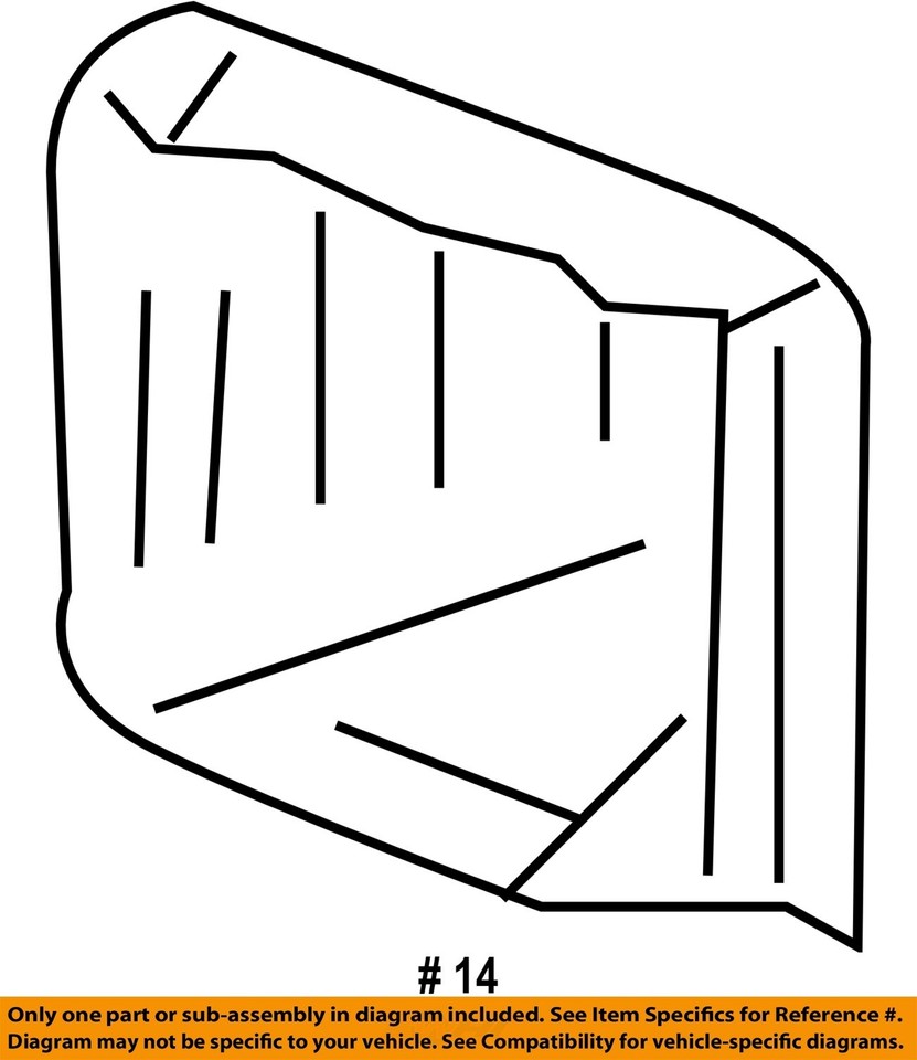 GM OEM 00-16 Impala Limited Floor Rails-Bumper Bracket Reinf Plate ...