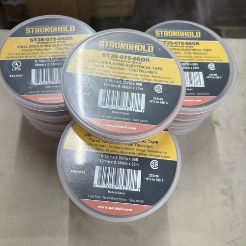 13 - Stronghold Orange Electrical Tape 66 Ft. Professional 3/4” ST35 ...
