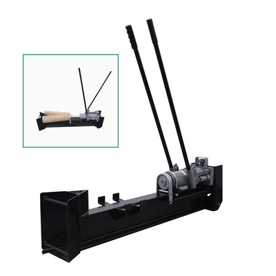 12 Ton Manual Hydraulic Wood Log Splitter Horizontal Manual Wood ...