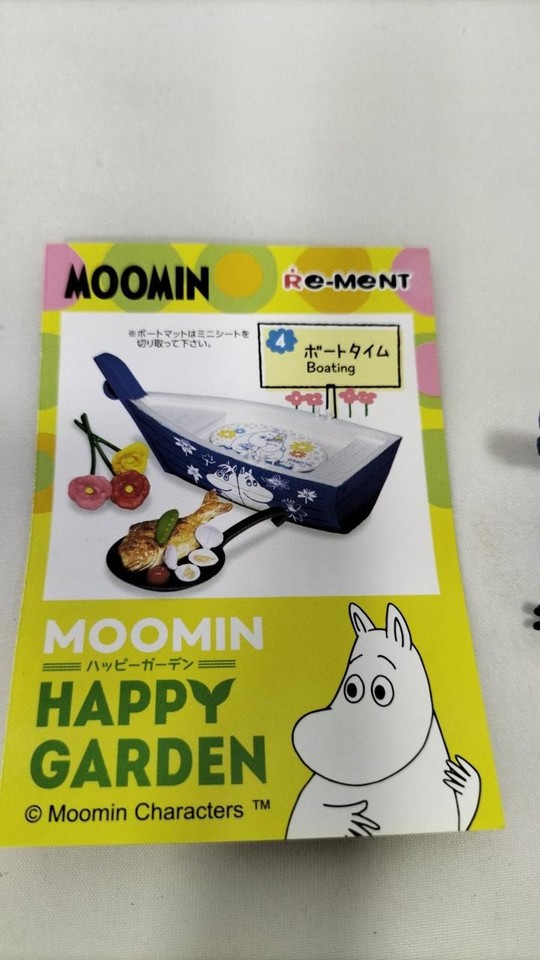 Moomin Happy Garden Model Number Moomin 4. Boat Time Re Ment | eBay