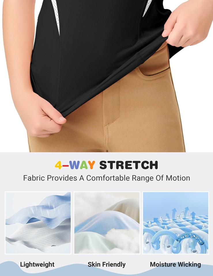 Girls Short Sleeve Equestrian Shirt Quick Dry Horse Riding Shirts Half ...